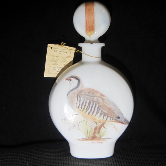 The Dant | Wall Decor | Dant Distillery Milk Glass Decanter Field Bird ...